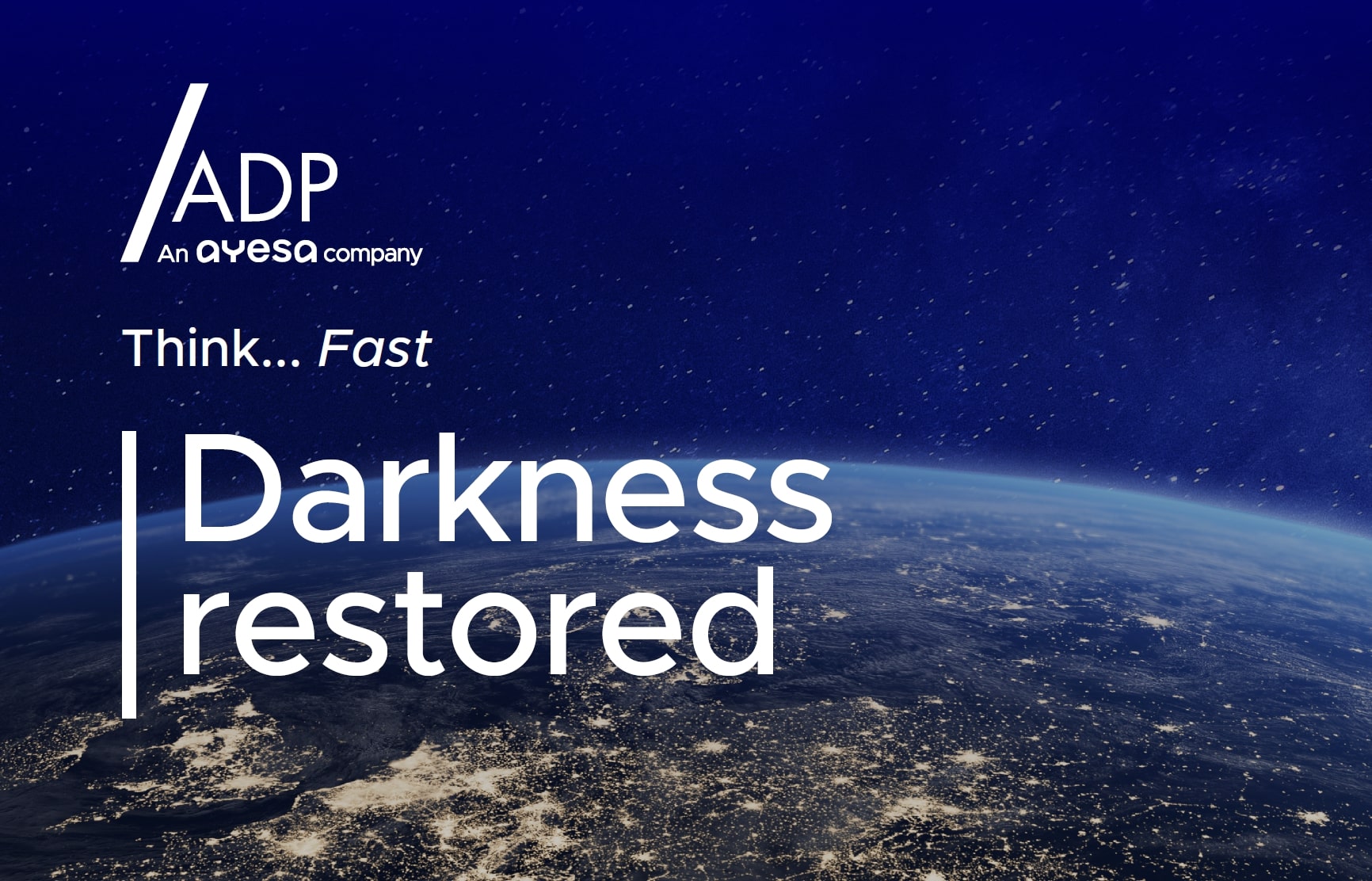 Introducing: 'Think...Fast' by ADP Consulting - ADP Consulting